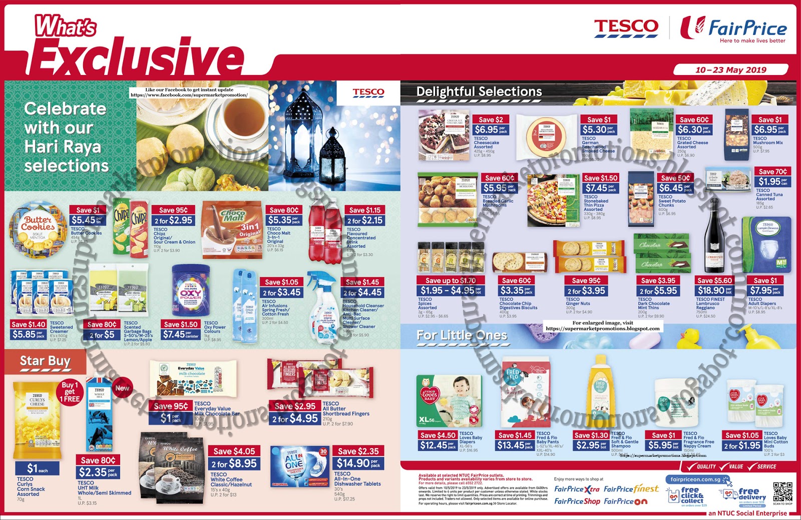 NTUC FairPrice Tesco Promotion 10 - 23 May 2019 ~ Supermarket Promotions