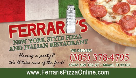 Ferrari's Pizzeria: About Us