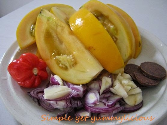 Simple yet yummylicious!: Terung Asam cooked with fish