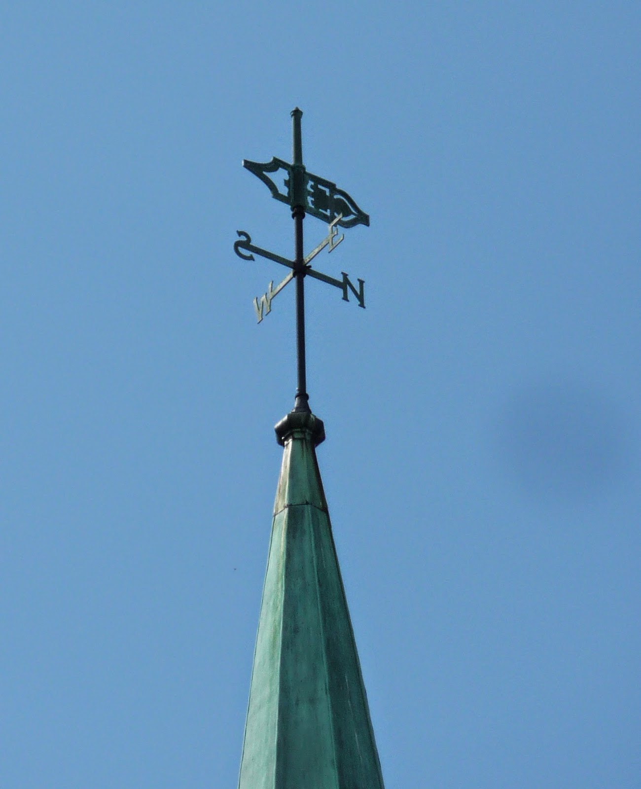 Nutfield Genealogy: Weathervane Wednesday ~ Above City Hall