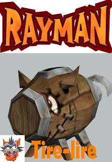 Rayman Wooden Piggy Bank Papercraft | Papercraft Paradise | PaperCrafts ...