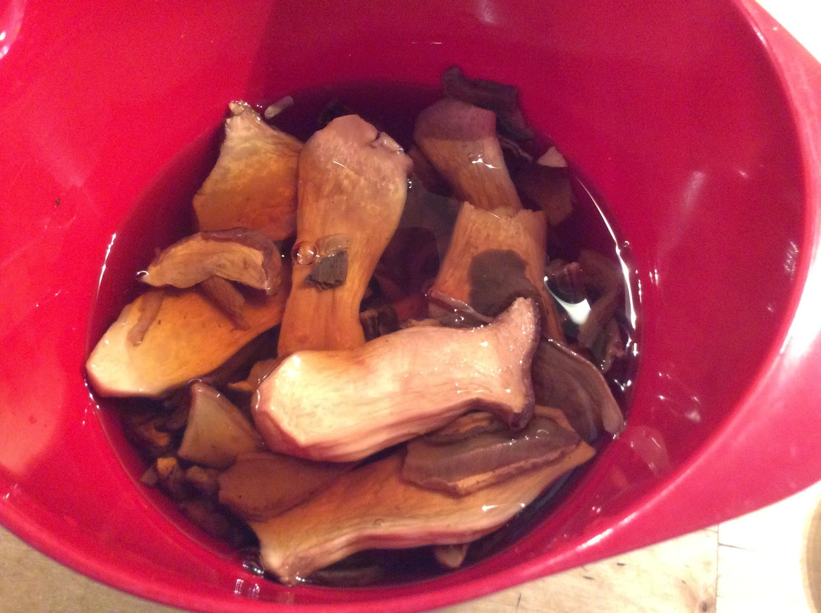 Olmås Njutbar: Rigatoni con funghi e pancetta - makaroner med svamp och ...