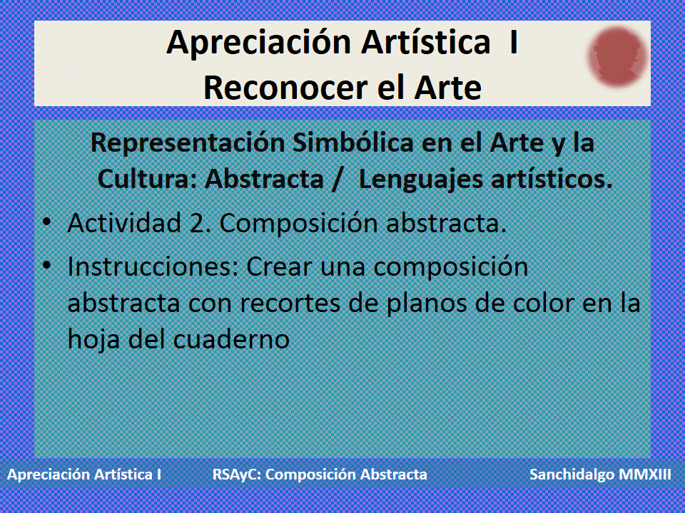 COMPOSICIÓN ABSTRACTA: Representaciones simbólicas en el Arte y la Cultura