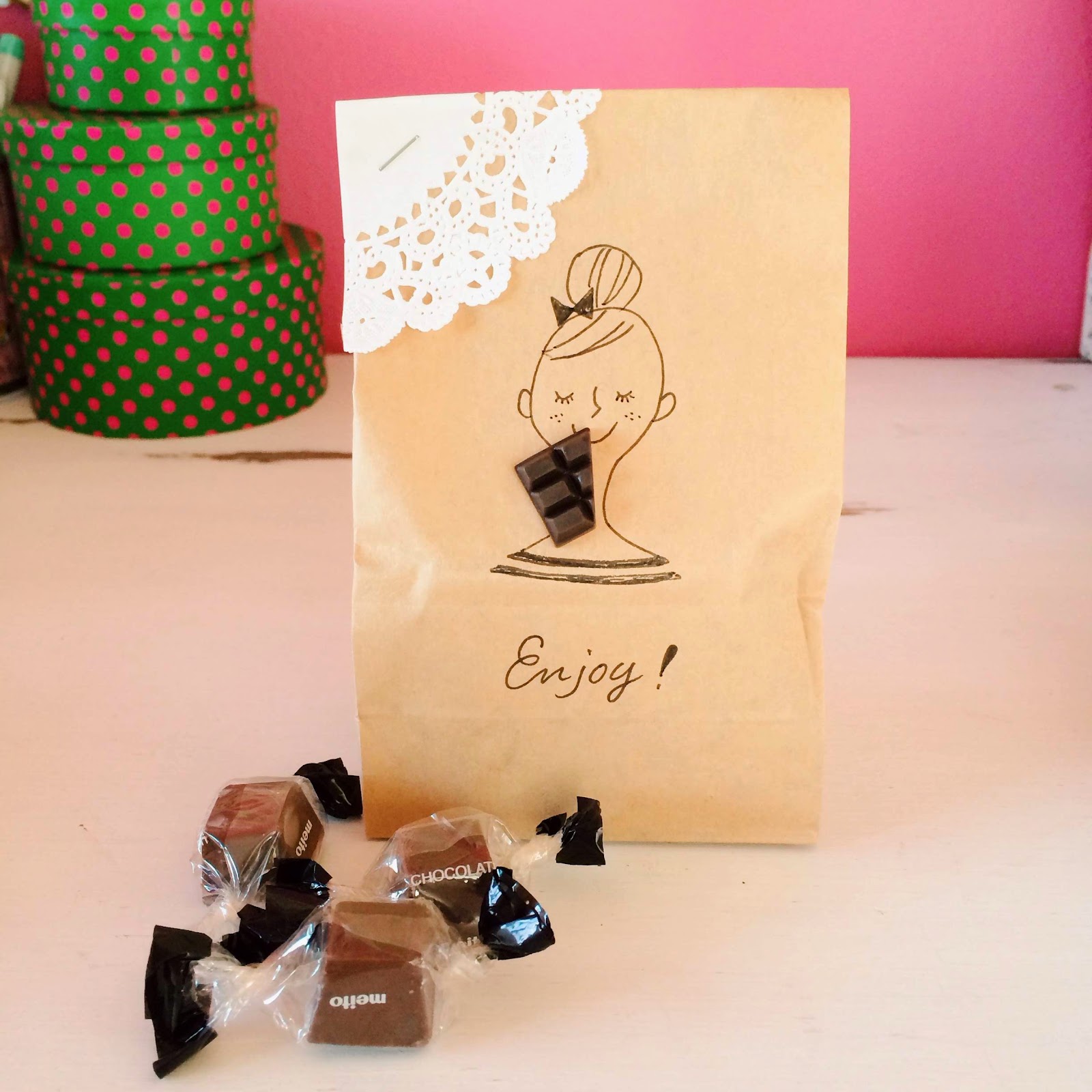 Kanach's apartment: Chocolate gift bag