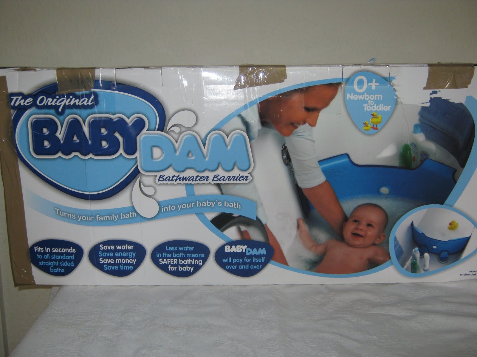 second hand and new baby items: Baby Dam Bathwater Barrier £10