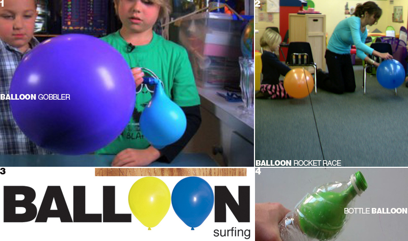 E is for Explore!: Balloon Science