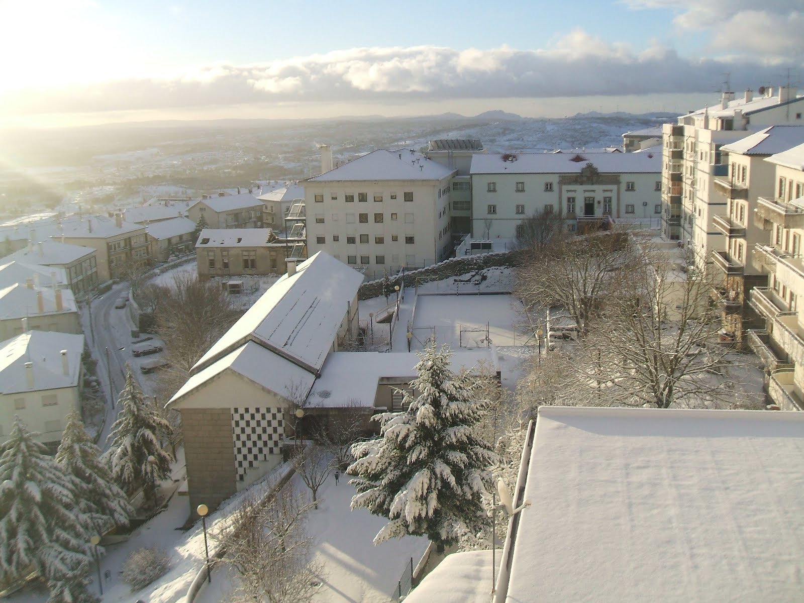 VILA MENDO-vila fernando-guarda: Neve na Guarda