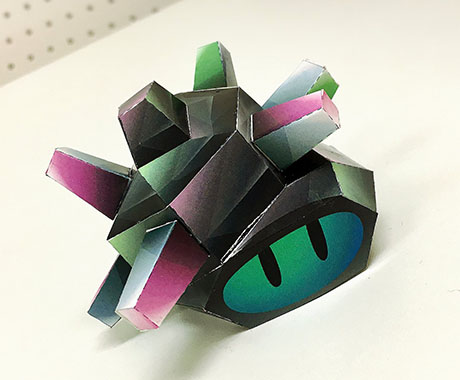 Spatoon: Super Sea Snail (Super Sazae) Papercraft | Paperized Crafts