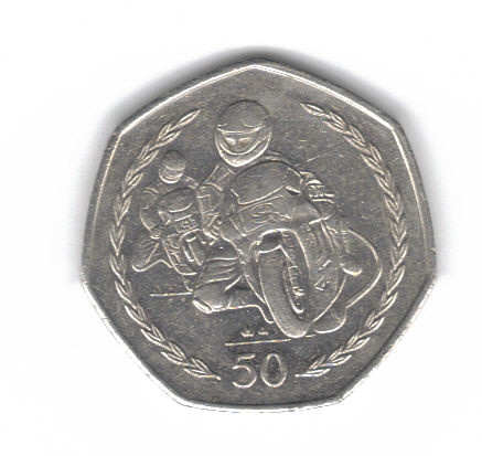 Coins: 1997 Isle of Man TT 50p