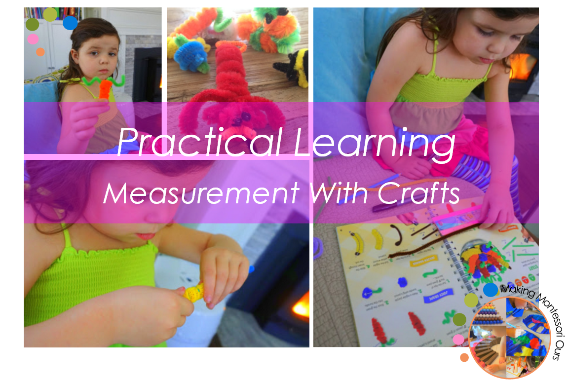 Learning Practical Measurement With Crafts, Math At Home - "Making ...