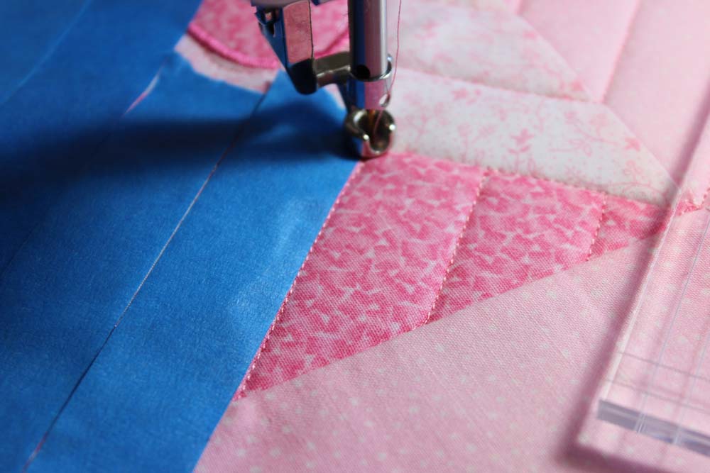 Even Spaced Straight Line Stitching