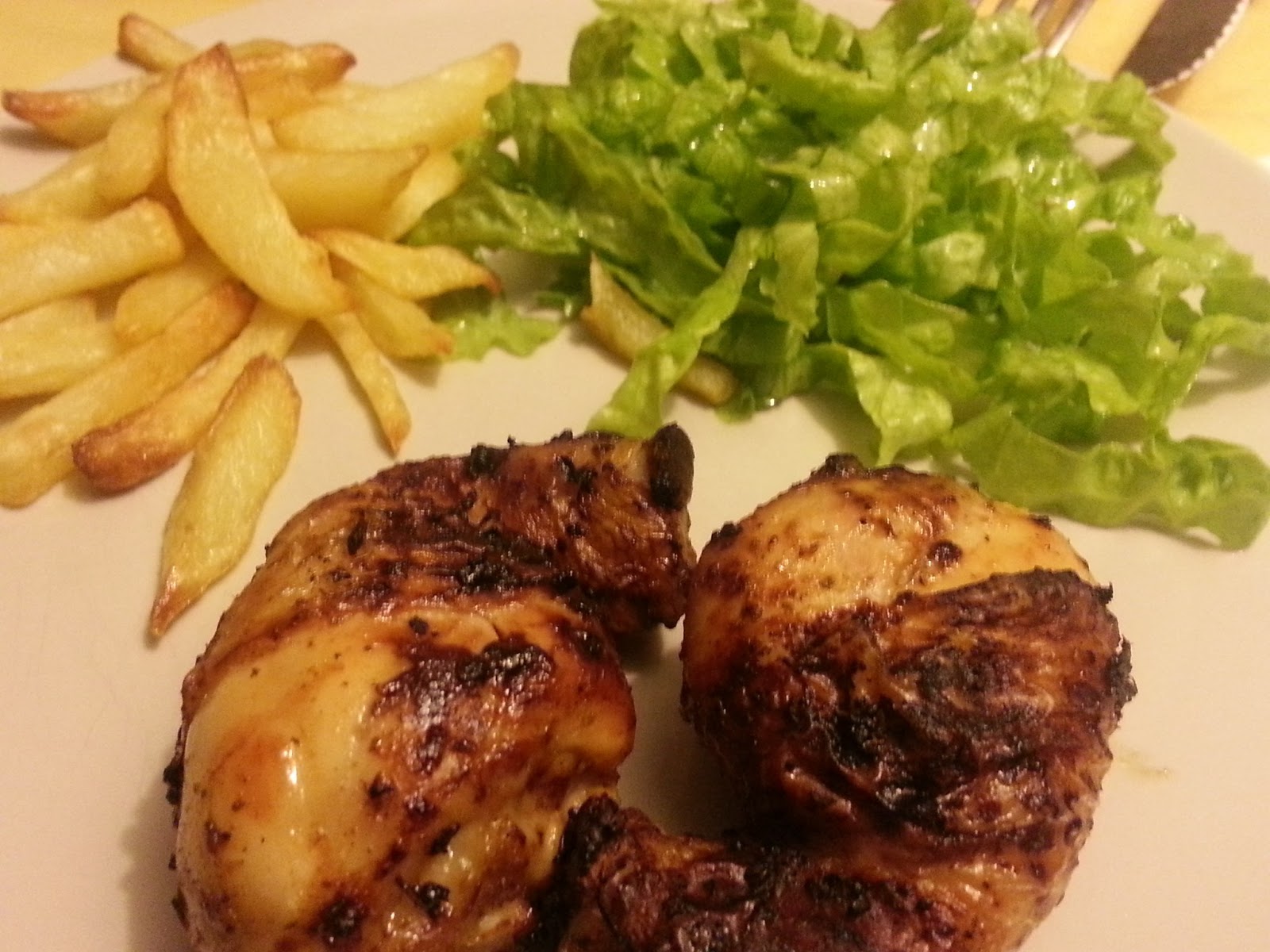 XandaSpot: Frango com batatas fritas 1ª experiência Actifry