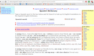 Y-Knot Write Spanish: Online Spanish Dictionaries
