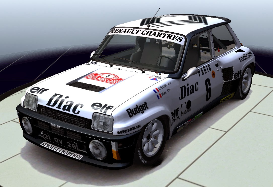 speedster63 GTR2 - GTLegends: Renault R5 Turbo 1980-1986 V1.0 Mod