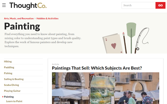 Inspiorella - Painting Websites: ThoughtCo / Painting - Painting Websites