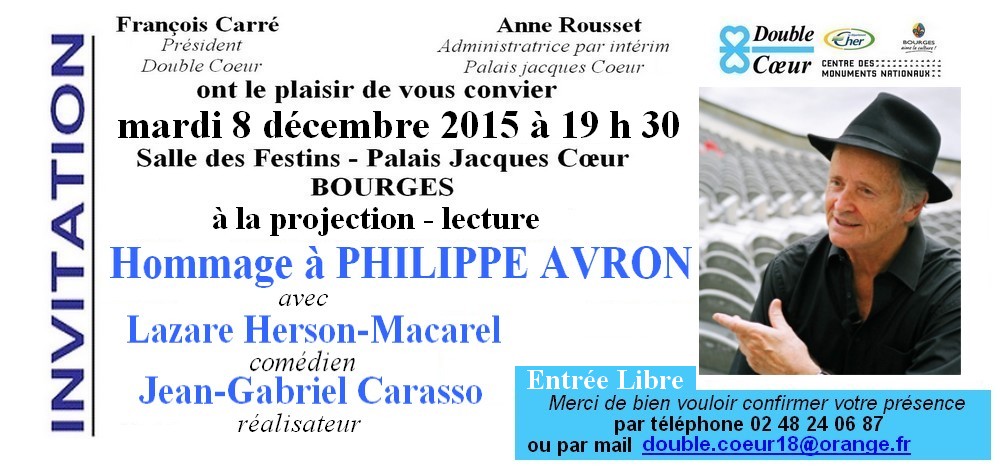 DOUBLE COEUR: Hommage à Philippe Avron