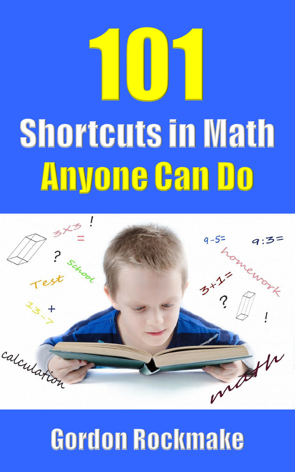 Book Cover Designing: 101 Shortcuts in Math Anyone Can Do