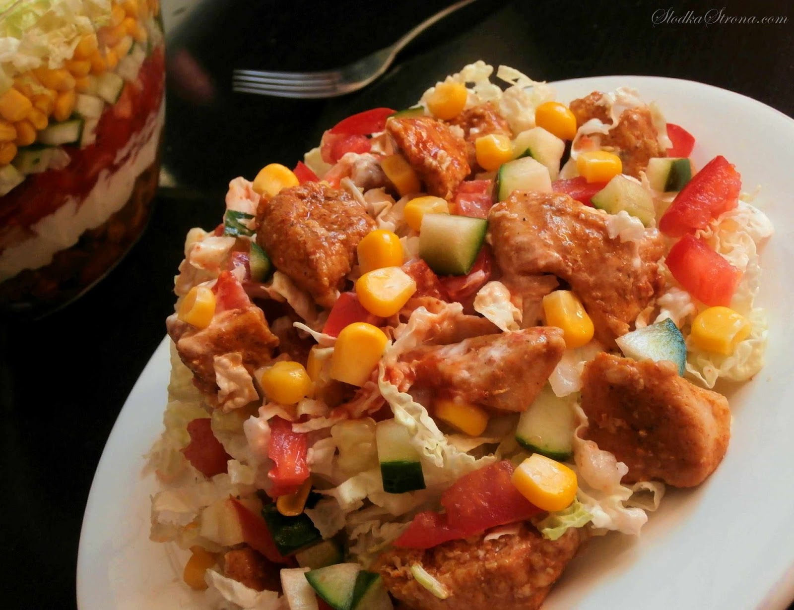 Słodka Strona: Sałatka Gyros