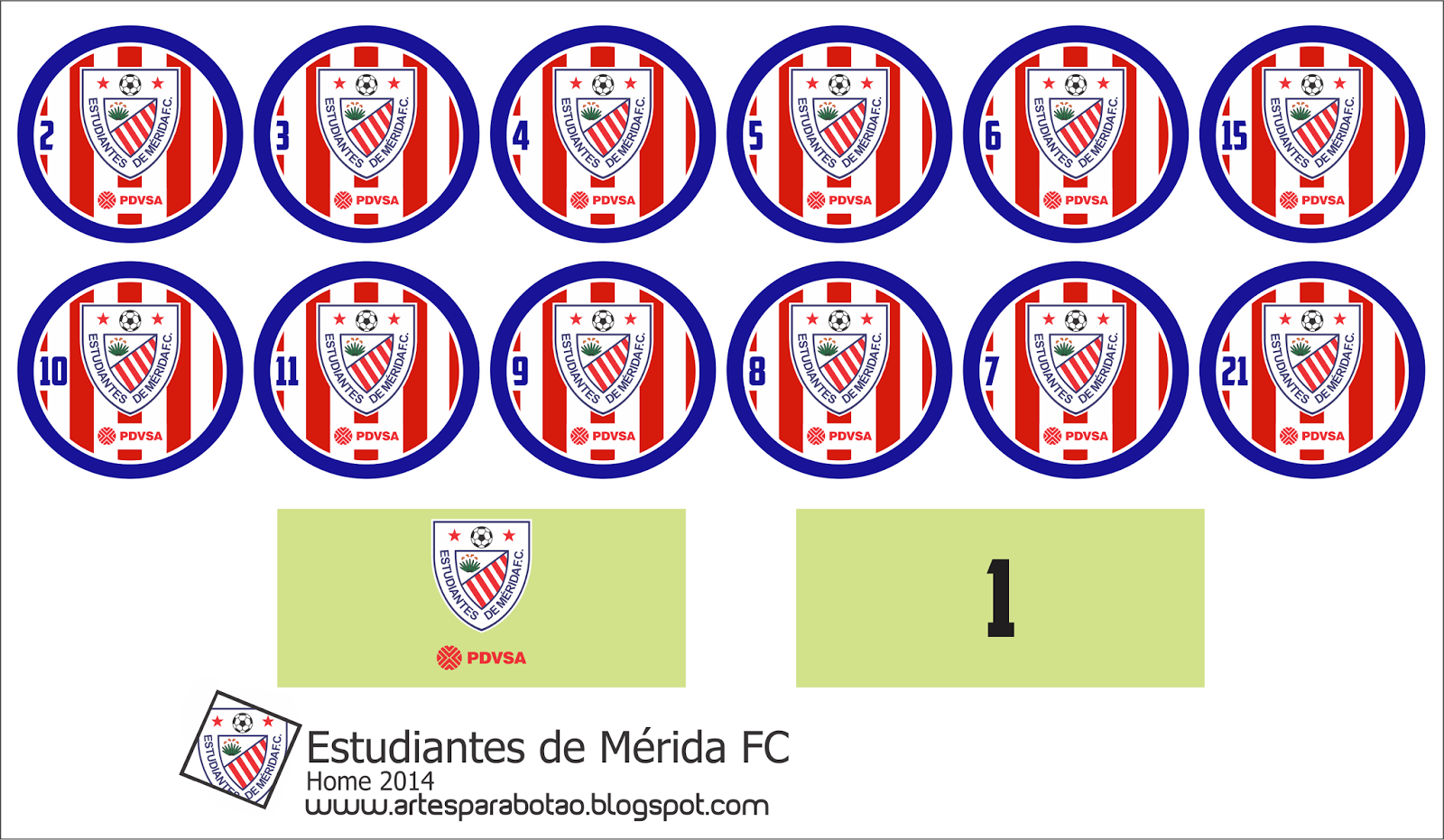 ArtesParaBotão: Estudiantes de Merida FC