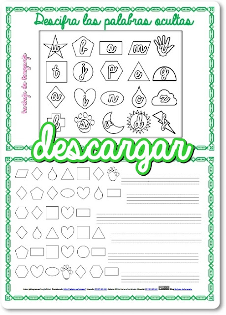 Burbuja de Lenguaje: Andalucía: Descifra las palabras