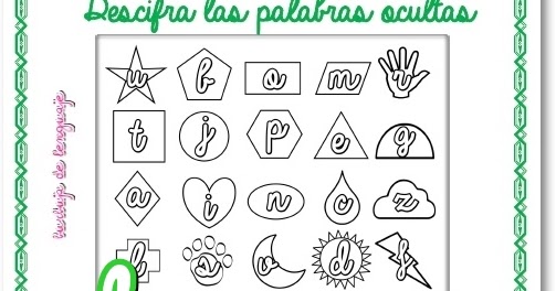 Burbuja de Lenguaje: Andalucía: Descifra las palabras