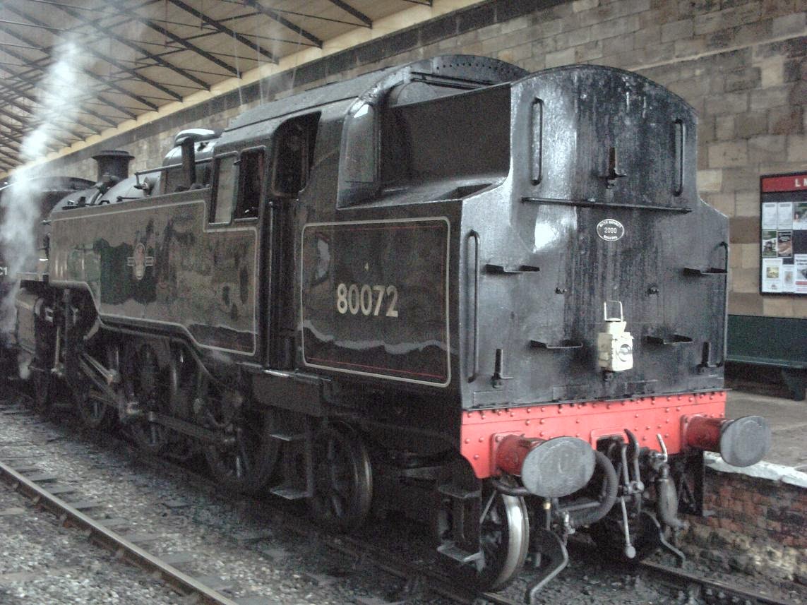 Steam Memories: BR Std class 4 tank 80072 yes another one.