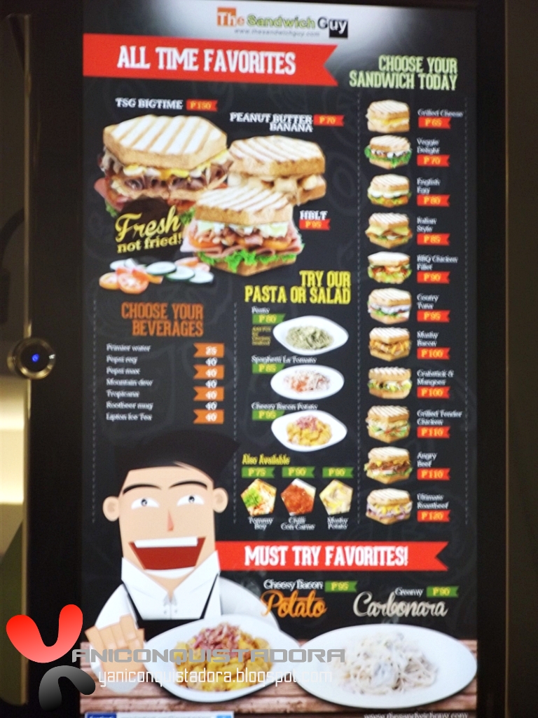 yaniconquistadora: The Sandwich Guy in SM Megamall