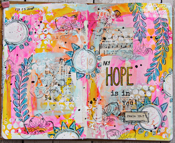 Triple the Scraps: Art {Journaling} Hope Part 2