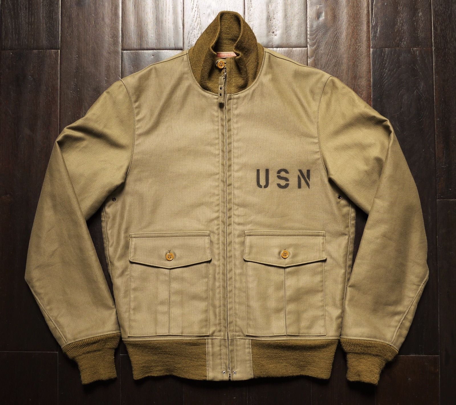 Nostalgia on Wheels: WWII USN 37J1 Summer Flight Jacket - 1936 - 1939