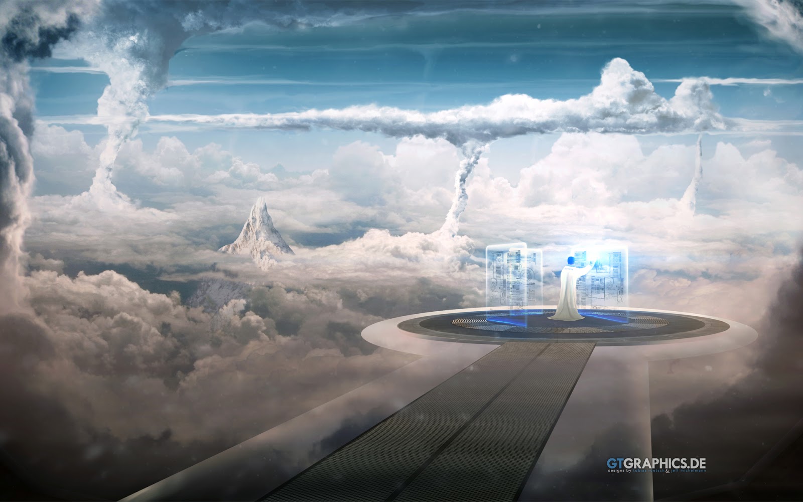 Giao diện GTGraphics 3 khoa học viễn tưởng dành cho máy tính Windows ...