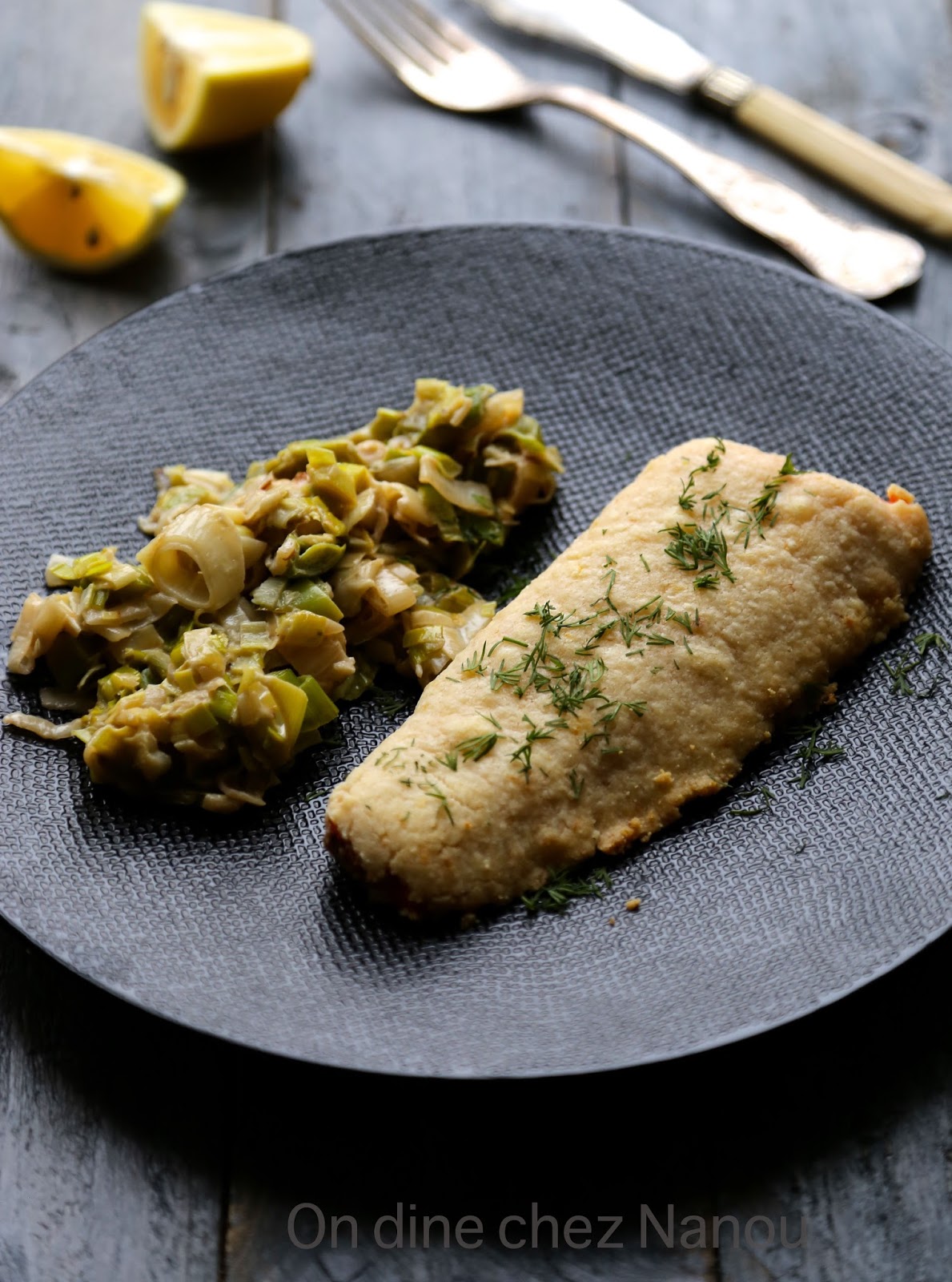 Filet de saumon en croûte gourmande / On dine chez Nanou