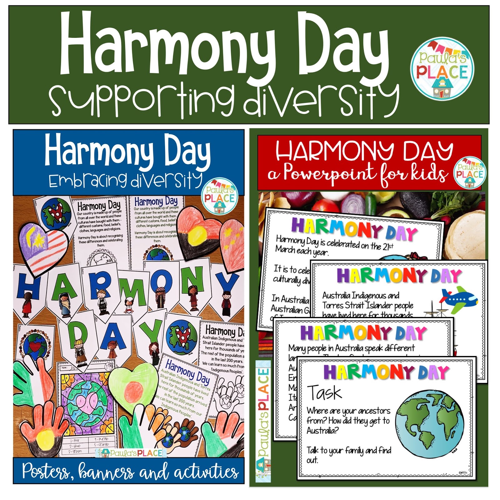 Paula's Place Teaching Resources: Harmony Day