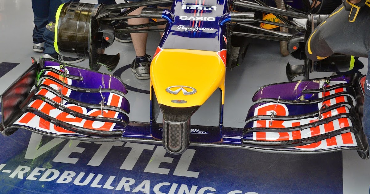 Bite Size Tech: Red Bull RB10 cascade-less front wing - Monza ...
