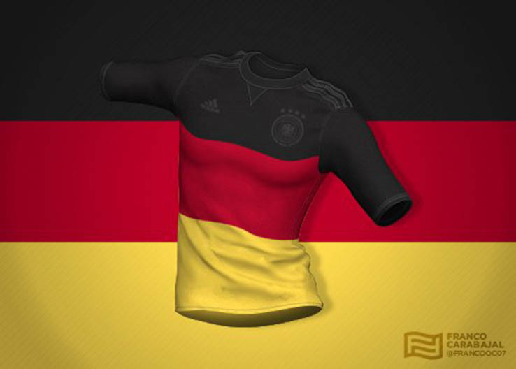 Adidas Germany Flag Concept Kit by Franco Carabajal - Footy Headlines