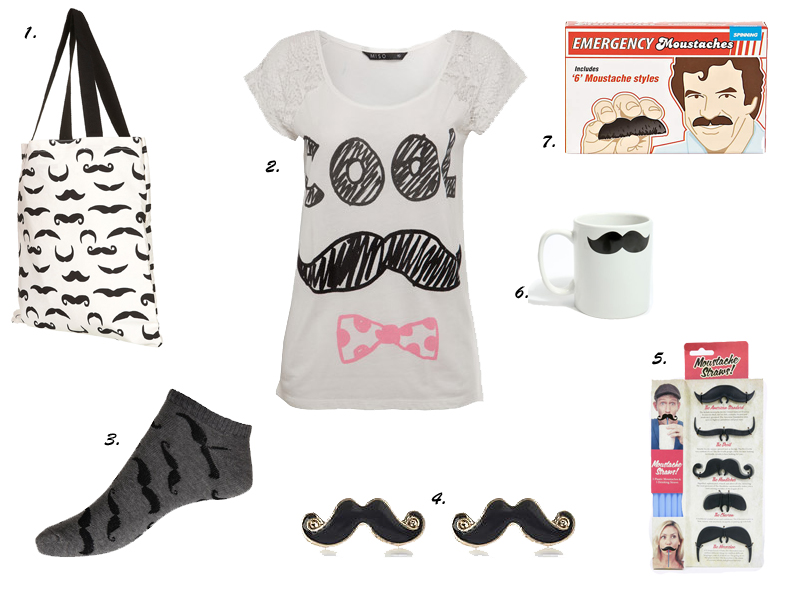 Every Pretty Desire: The Moustache Trend - 'Tash On