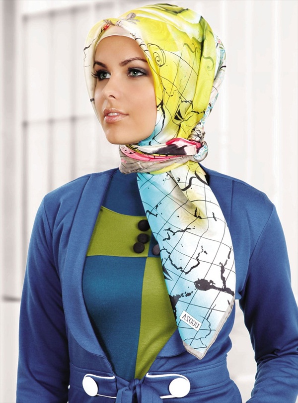 Hijab Fashion Styles for Turkish Teenagers Girls | Hijab Tutorials 2013