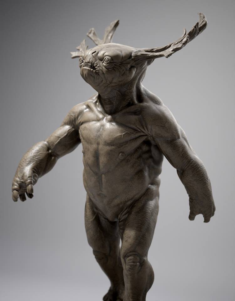 Creature Sculpture | Redshift Render Blog