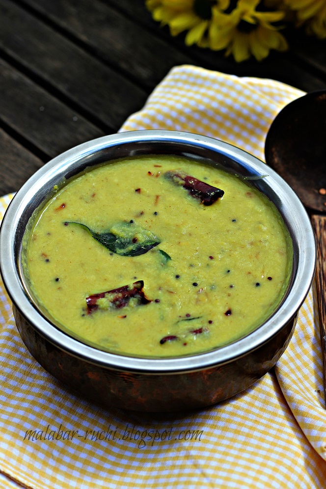 RUCHI: Kerala parippu curry/ Kerala sadya parippu / Kerala dal curry