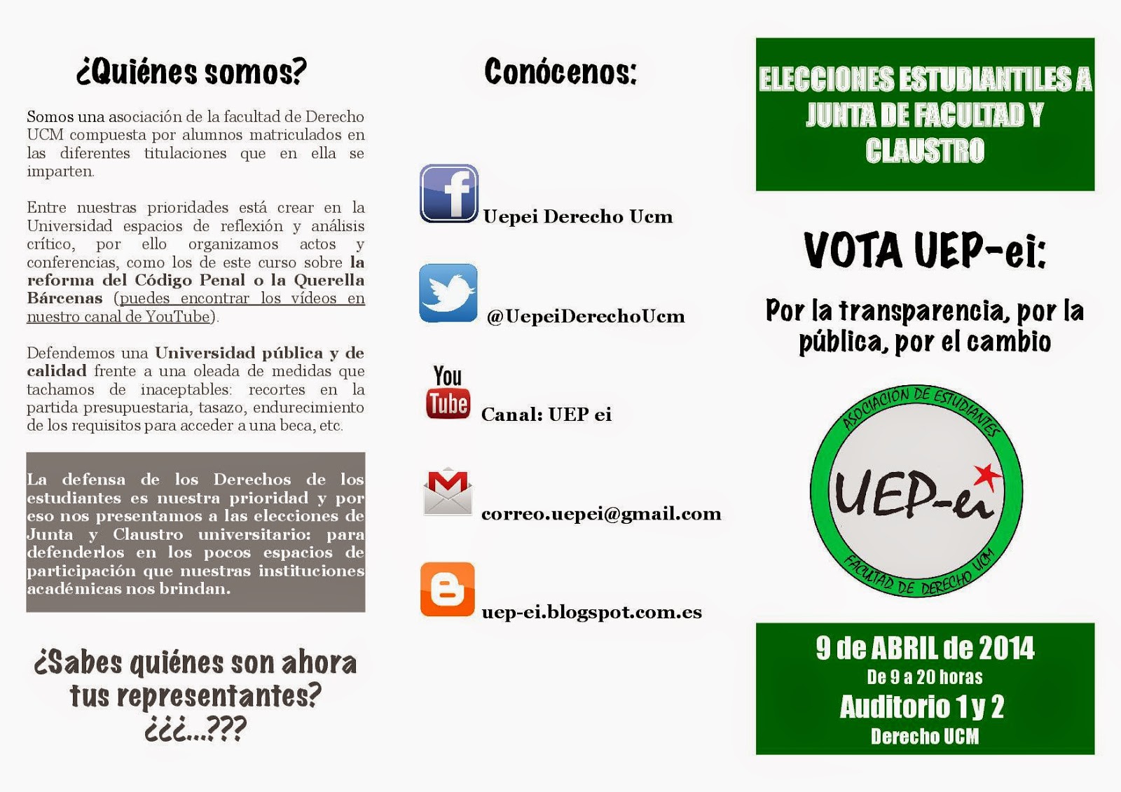 UEP-ei: ¡VOTA UEP-ei!