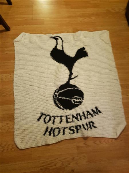 EASY PATTERNS: Tottenham Hotspur FC cross-stitch pattern