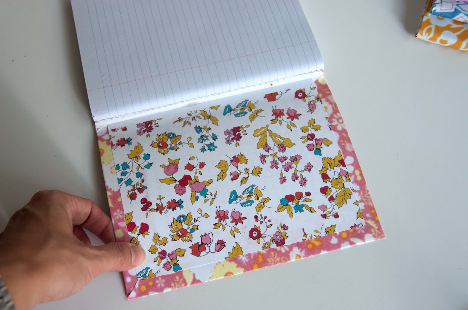 Aesthetic Nest: Craft: Pretty Paper-Covered Composition Books (Tutorial)