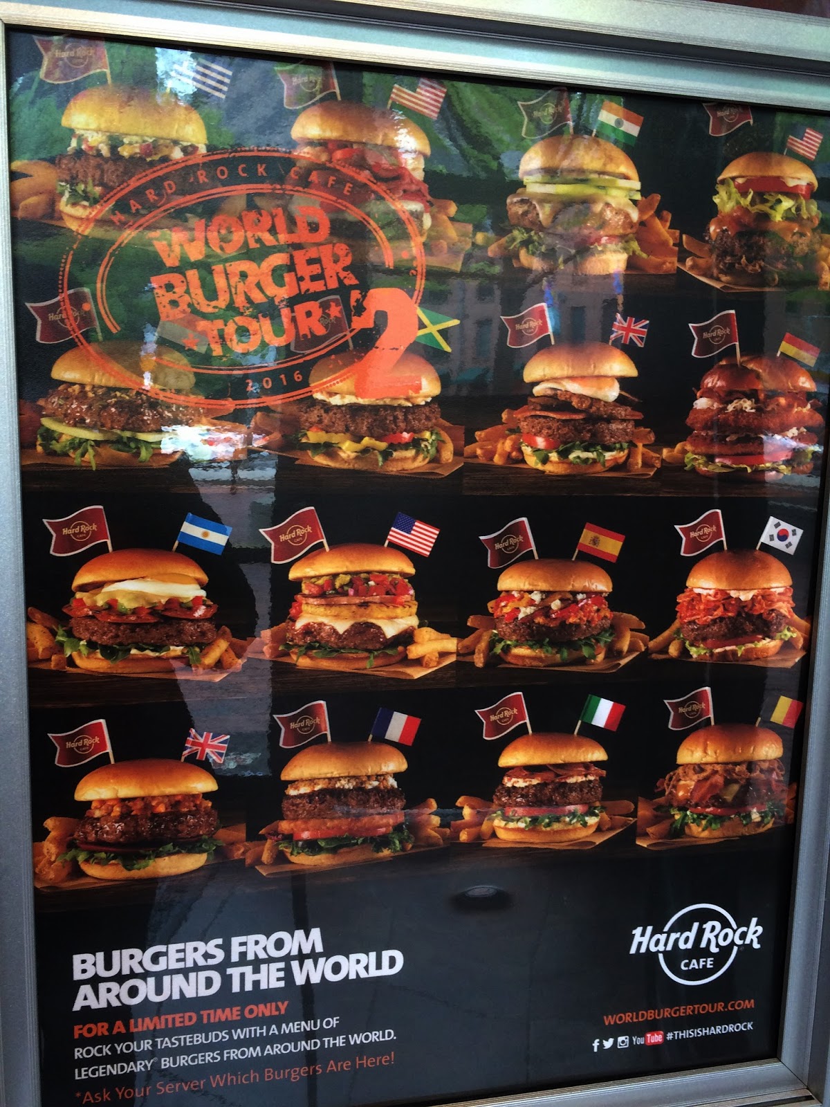 Evan and Lauren's Cool Blog: 5/17/16: Hard Rock Cafe Burger Tour and ...