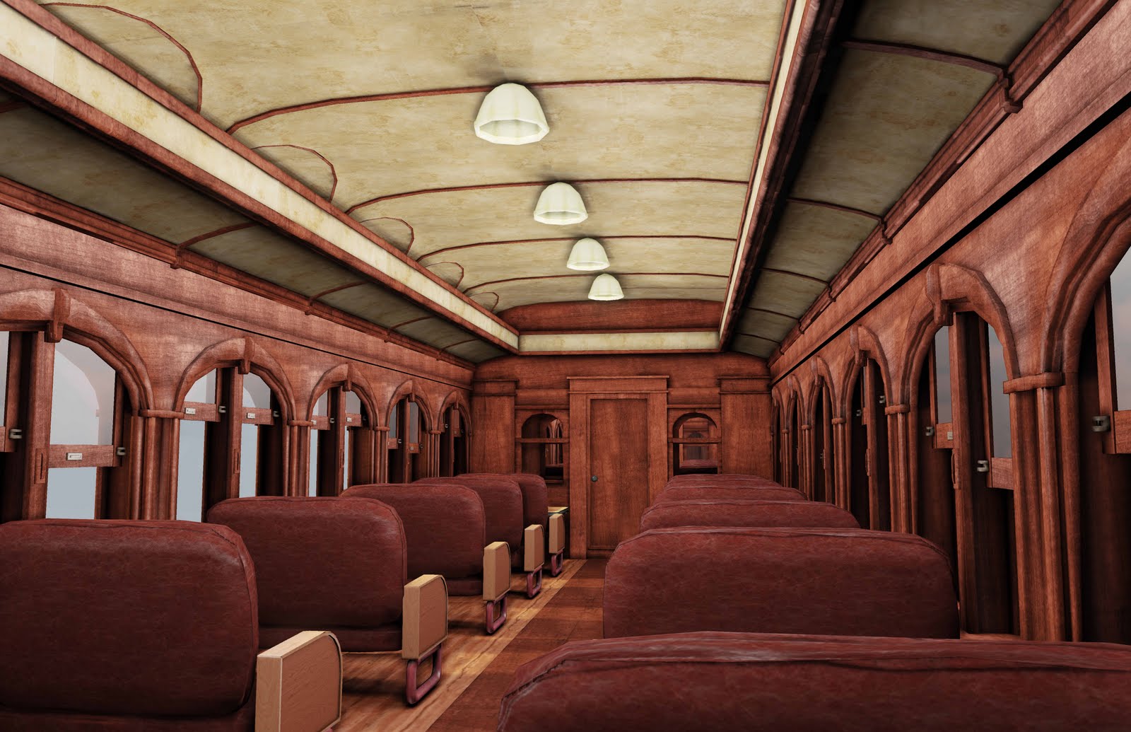 Max Golosiy: Modular Train interior Kit