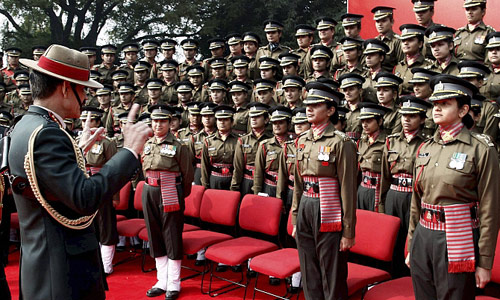 Assam Rifles inducts first batch of 100 women officers ~ AFOWO