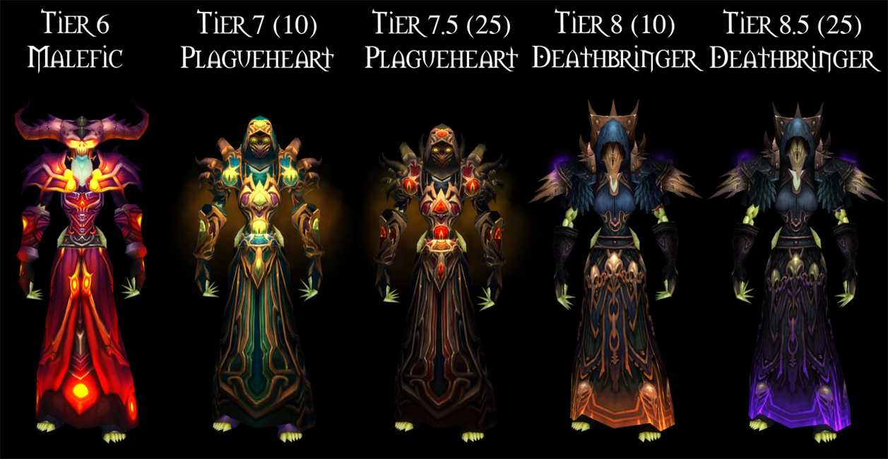Warcraft Looks Blizzard Tier Set Retrospectives