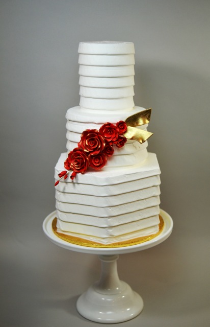 Cup a Dee Cakes Blog: Buttercream Comb Cake and Comb Tutorial