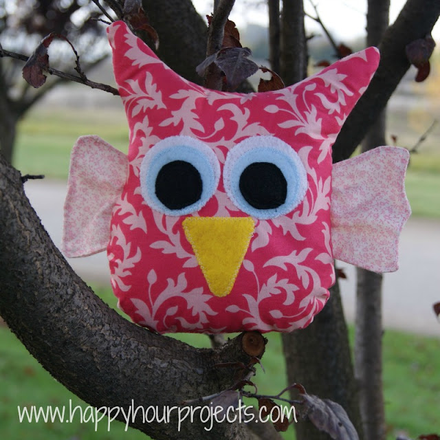 Owl Stuffie - Happy Hour Projects