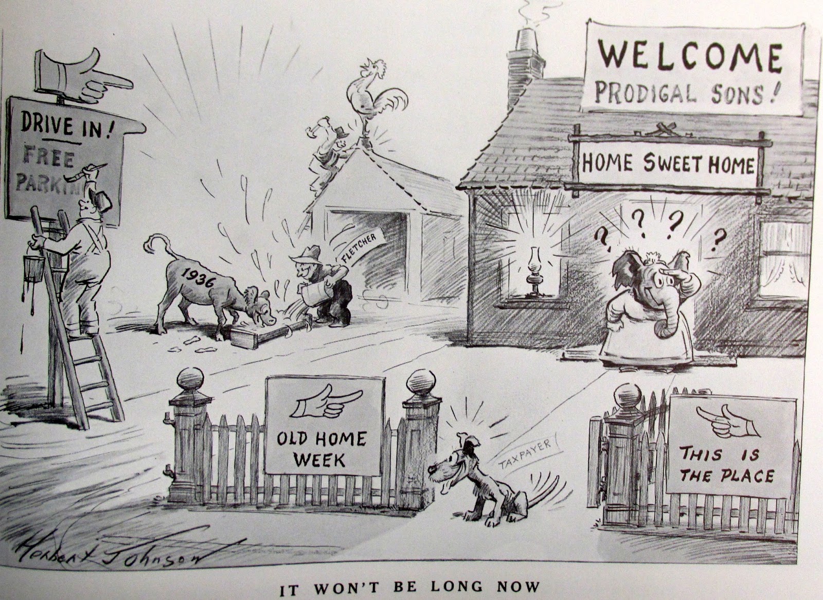 Sutton Nebraska Museum: Herbert Johnson - Sutton's Cartoonist
