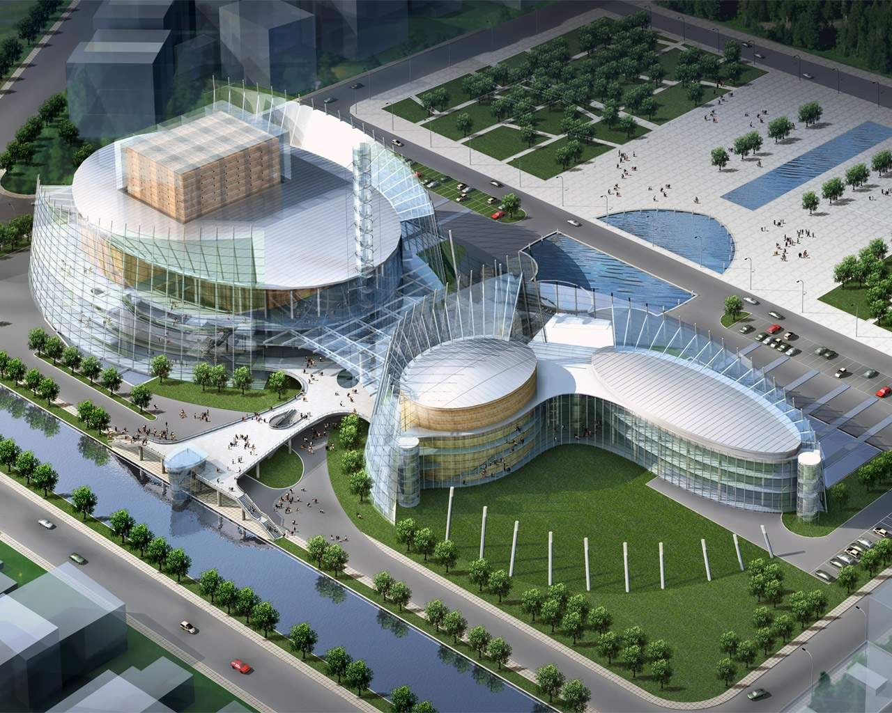 Architecture 3D wallpaper | SUNSHINE_WALLPAPER