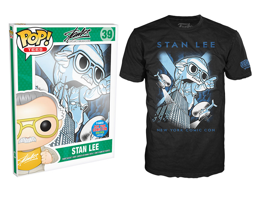 The Blot Says...: NYCC Exclusive Pop! Tees T-Shirts by Funko - Stan Lee ...